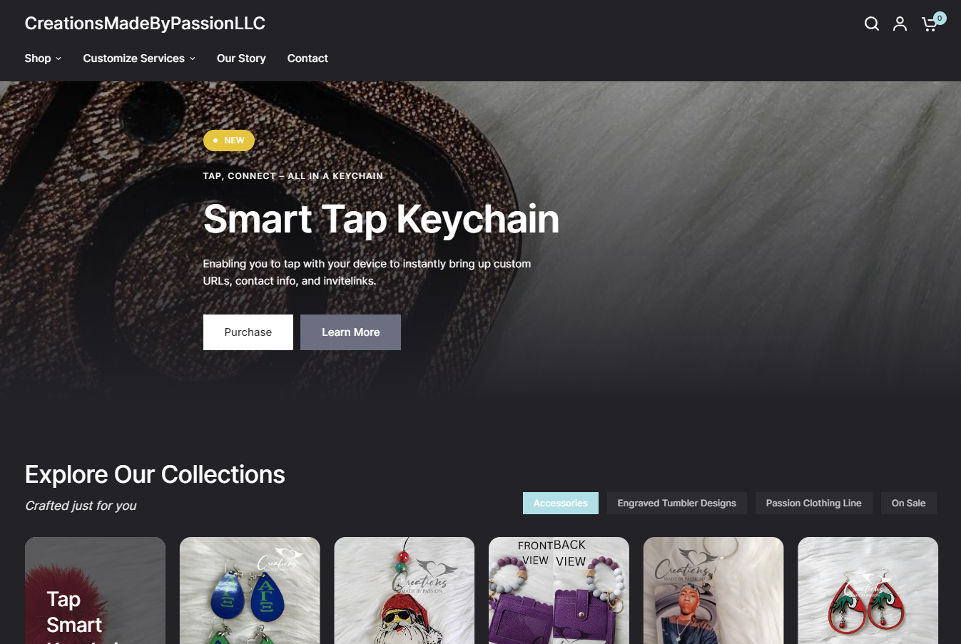 Smart Tap Keychain – CreationsMadeByPassionLLC