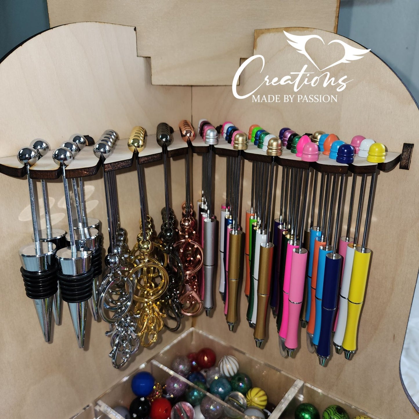 Beadable Pen/Keychain Display Box – CreationsMadeByPassionLLC