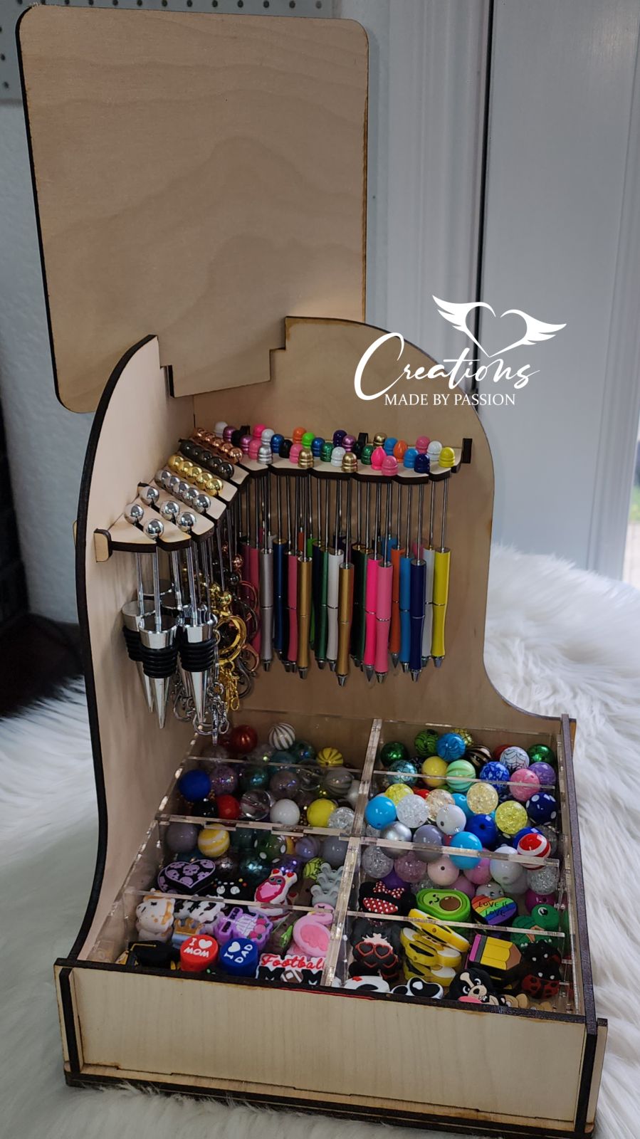 Beadable Pen/Keychain Display Box – CreationsMadeByPassionLLC